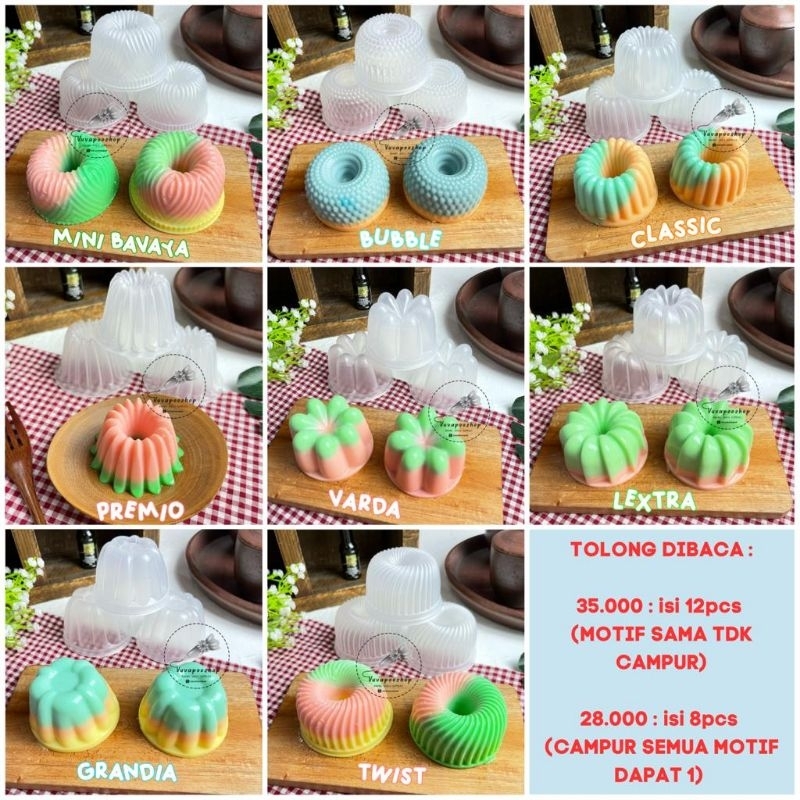 Mini Pudding Mold / Premium Pudding Mold / Pudding Mold | Shopee Malaysia