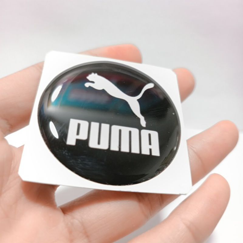 Puma Emblem sticker Embossed Flexible resin | Shopee Malaysia