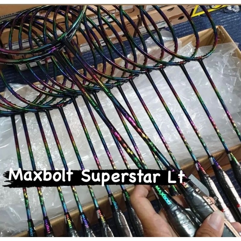 Original MAXBOLT SUPERSTAR LT RAINBOW RACKET | Shopee Malaysia
