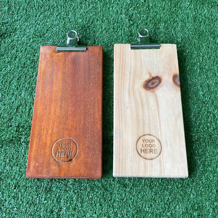 Wooden Bill Holder | Cafe Resto Bill Board (Free Laser Engraving ...