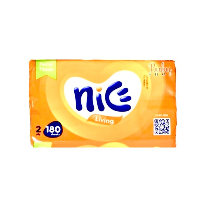 Nice Tissue 180 sheets 2 ply Facial Tissue | Shopee Malaysia