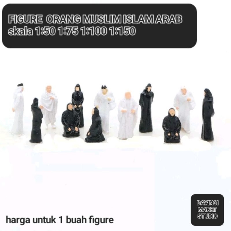 Miniature Humans Islamic Muslim Arabic Mockup Diorama - Islamic Human ...