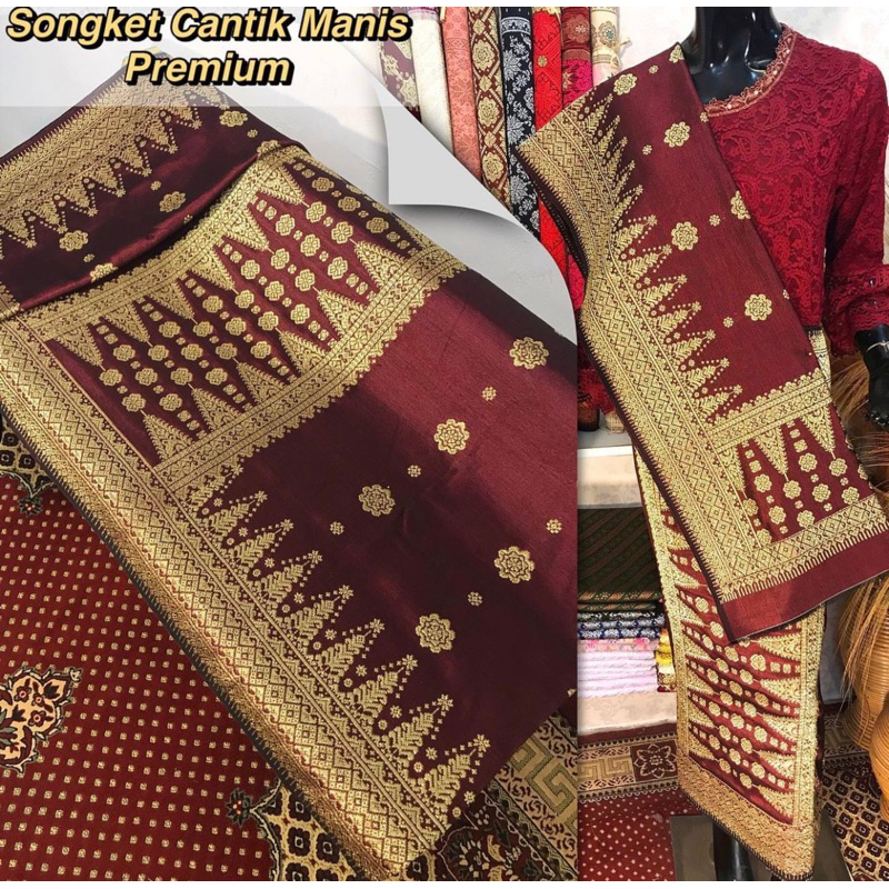 Material songket Sarong Shawl/songket Shawl/songket Palembang/songket ...