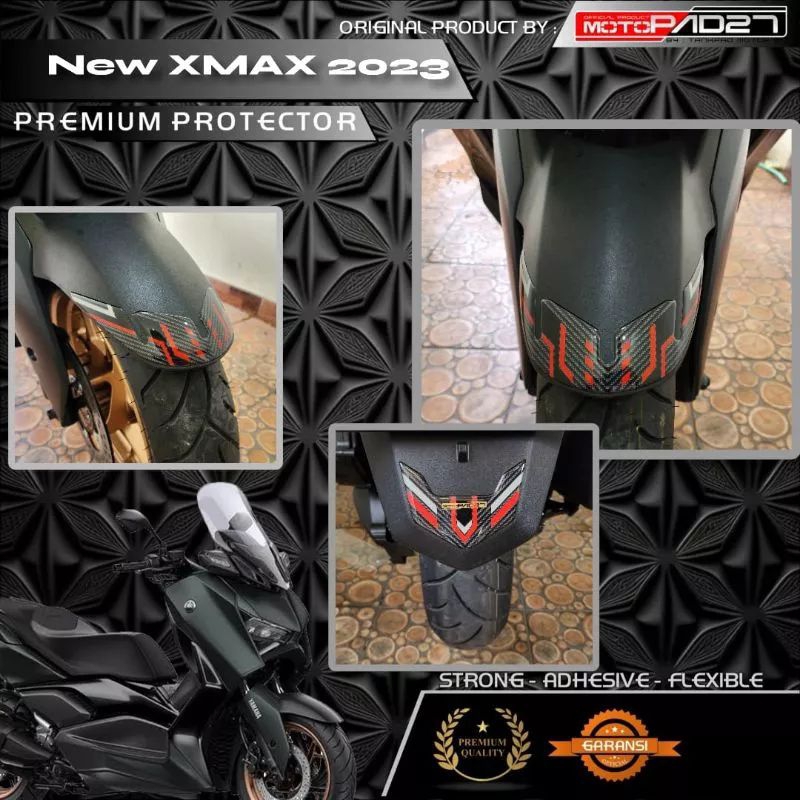 Yamaha NEW XMAX 2023 Front Fender Embossed RESIN STICKER STICKER ...