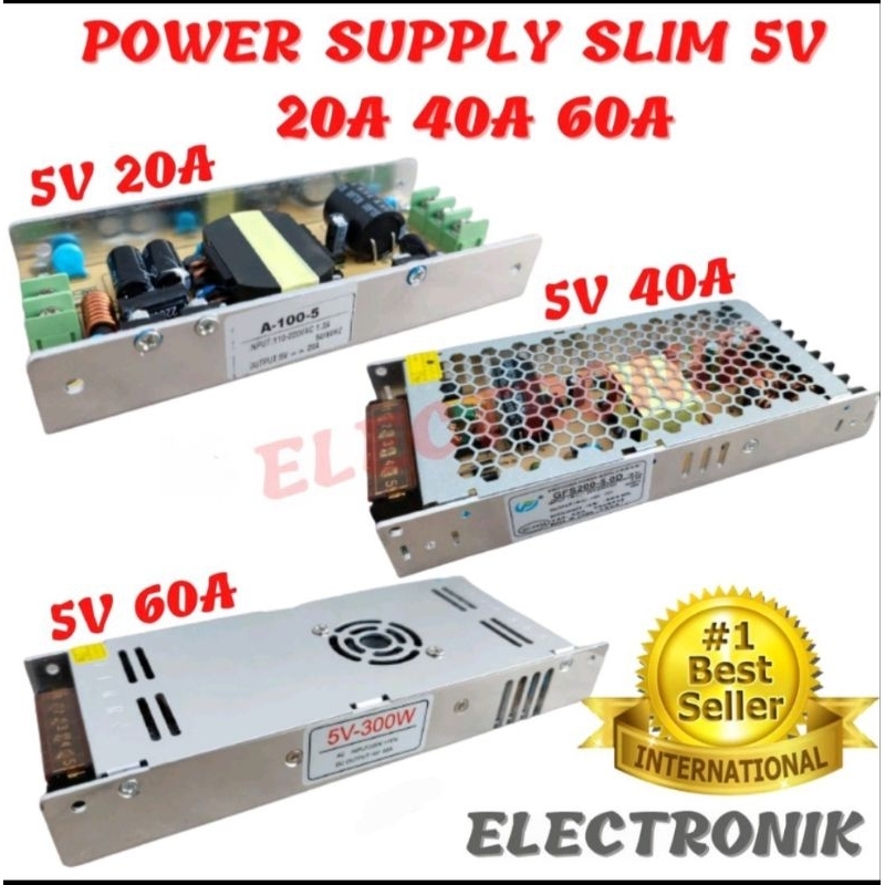 Power supply 5v 20a - 40a - 60a | Shopee Malaysia