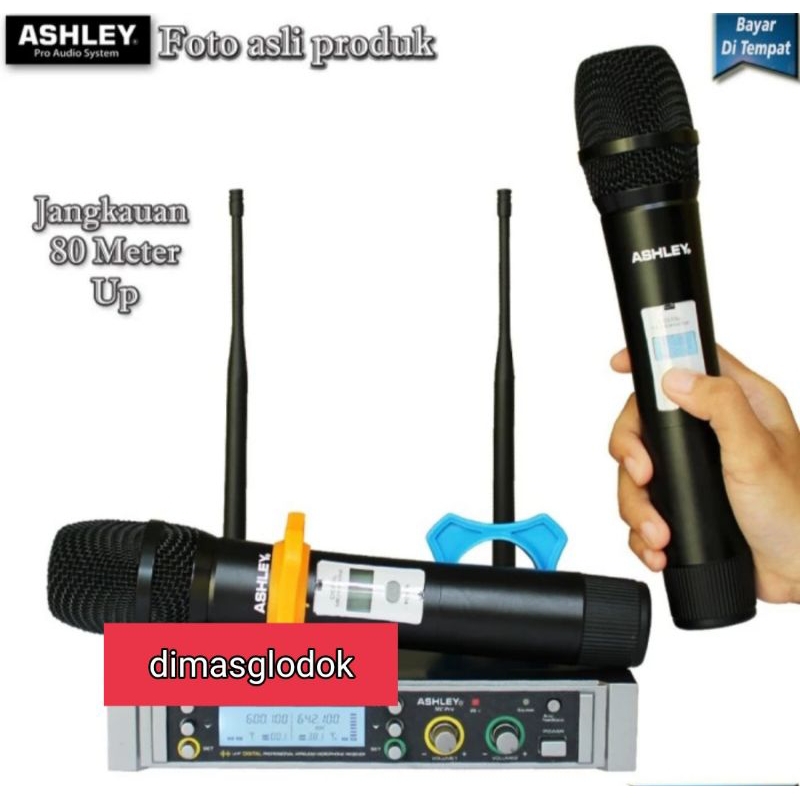 Ashley MC PRO Wireless Mic Original Mic Werles Microphone Wirles ...