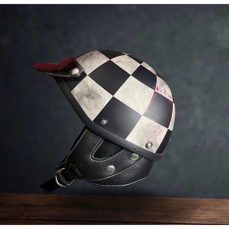 Japan Chip Helmet Patina Checkerboard | Shopee Malaysia