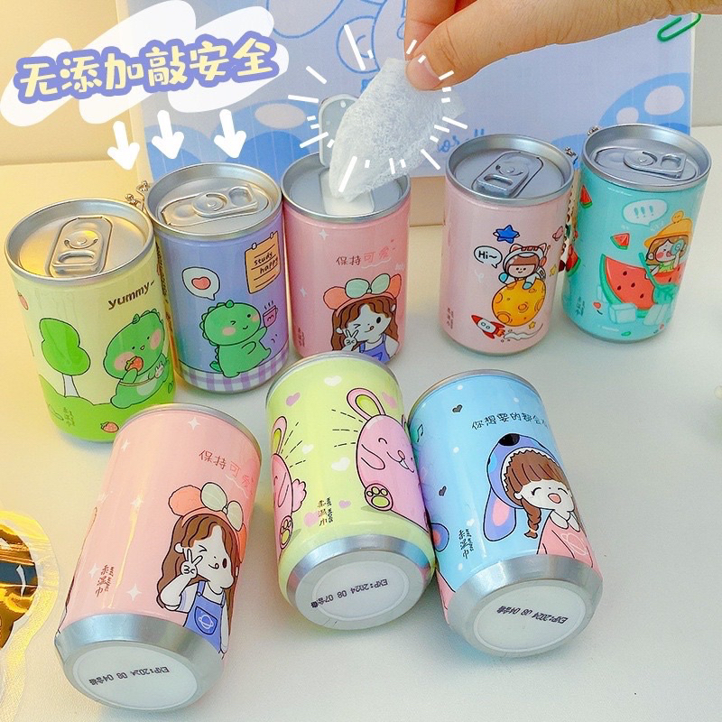 PERALATAN Sm - KOREAN WET TISSUE CAN 30 SHEETS / CUTE TISSUE / CHILDREN ...