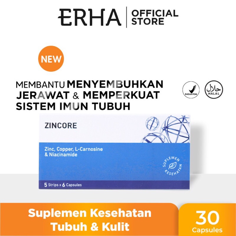 Erha Nutraceuticals Zincore Expired 2026 / Food Supplement (1 Box ...