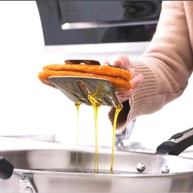 Stainless steel fish steak tongs pizza frying tongs | Shopee Malaysia