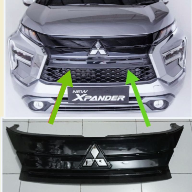 HITAM Original Mitsubishi Expander Black Front Grill | Shopee Malaysia