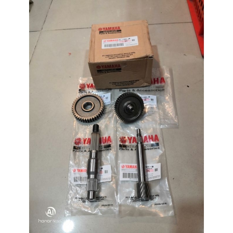 Gear ratio axle pully axle gear box mio smile mio sporty mio soul fino ...