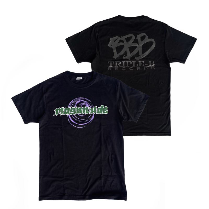 Magnitude BAND T-SHIRT - TRIPLE-B Logo | Shopee Malaysia