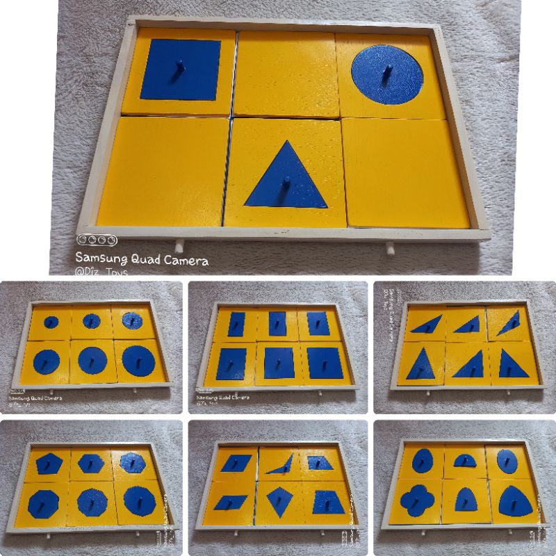 Geometry Presentation Tray Montessori | Shopee Malaysia
