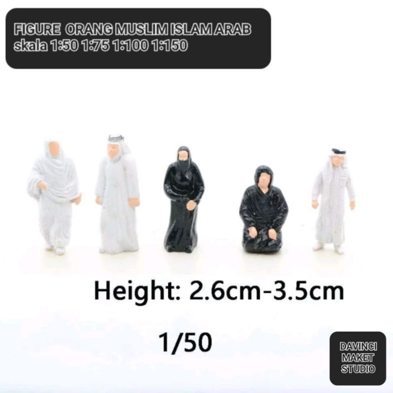 Miniature Humans Islamic Muslim Arabic Mockup Diorama - Islamic Human ...