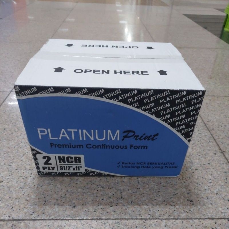 Continuos Form 2Ply (9 1/2x11) Contents 1,000 Sheet Platinum ...