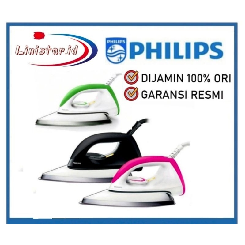 Philips HD1173/ DRY IRON PHILIPS HD-1173 OFFICIAL GUARANTEE (100% ORI ...