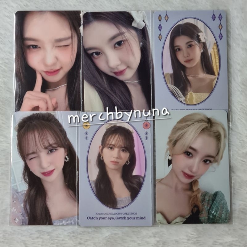 Dayeon Photocard, Yujin, Yeseo, Mashiro Kep1er Benefit Ktown4u & Muart Season Greetings 2023 ...