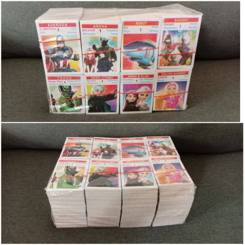 1 Bunch of Kwartet CARD TOYS / Tos CARDS / 1 Bunch CHILDREN'S TOY CARDS ...