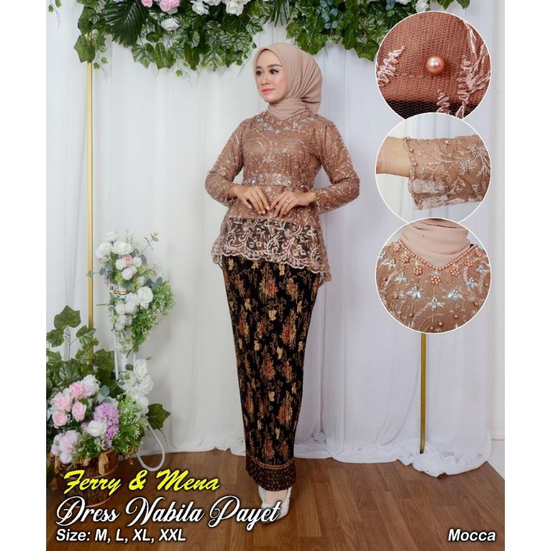 Indah Tille • MODERN Graduation KEBAYA Suit/Contemporary Sequin NABILA KEBAYA/Invitation ...