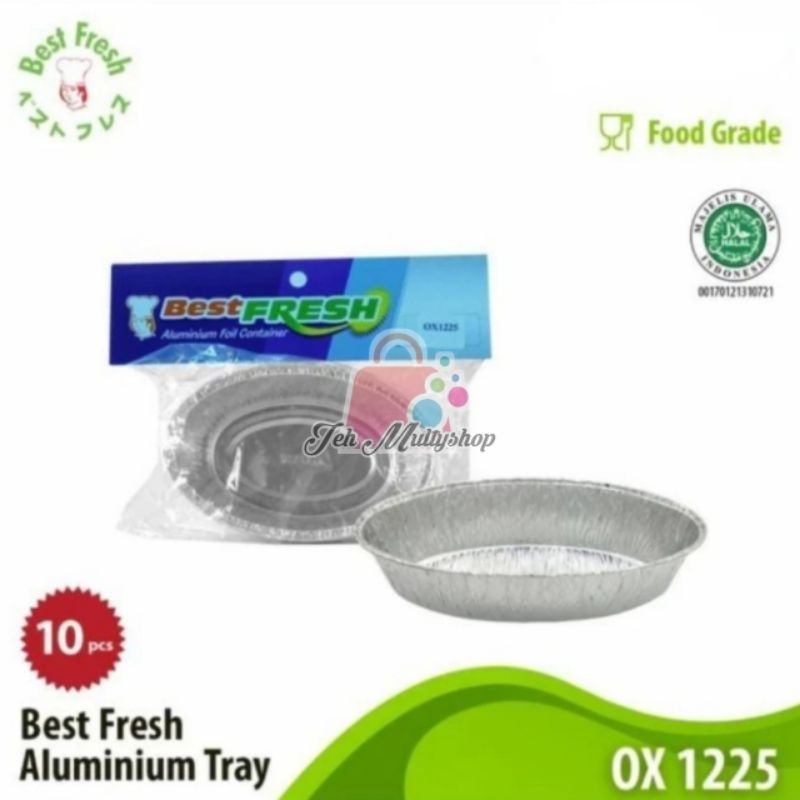 Aluminum foil tray OX 1225 + lid contains 10 pcs | Shopee Malaysia