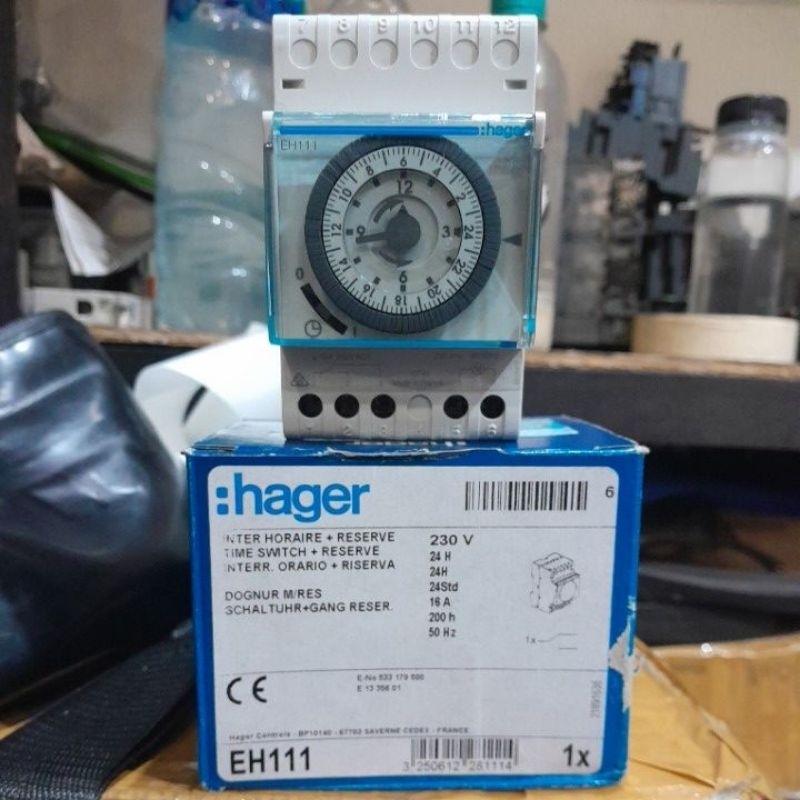 Hager EH111 220V analog Timer switch | Shopee Malaysia