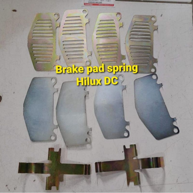 Brake Pad Spring Nail Plate Front Brake Pad TOYOTA HILUX DOUBLE CABIN ...