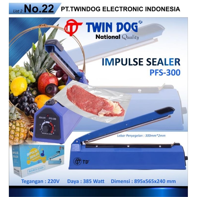 MESIN Td Plastic Press Tool / Impulse sealer Plastic Press Machine PFS ...