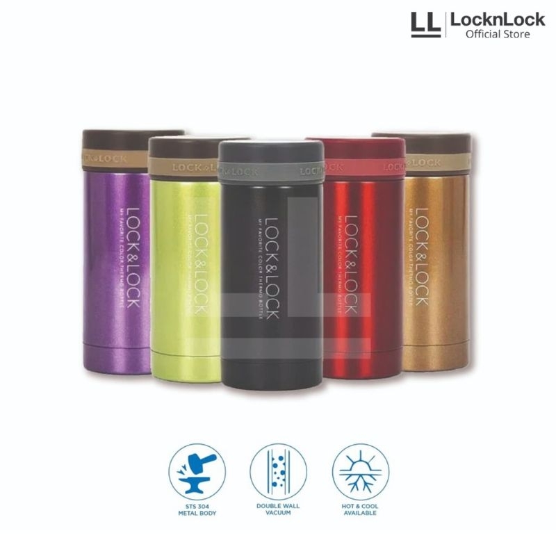 TERMOS LockNLock - 200mL Mini Hot&Cool Drinking Water Thermos | Shopee ...