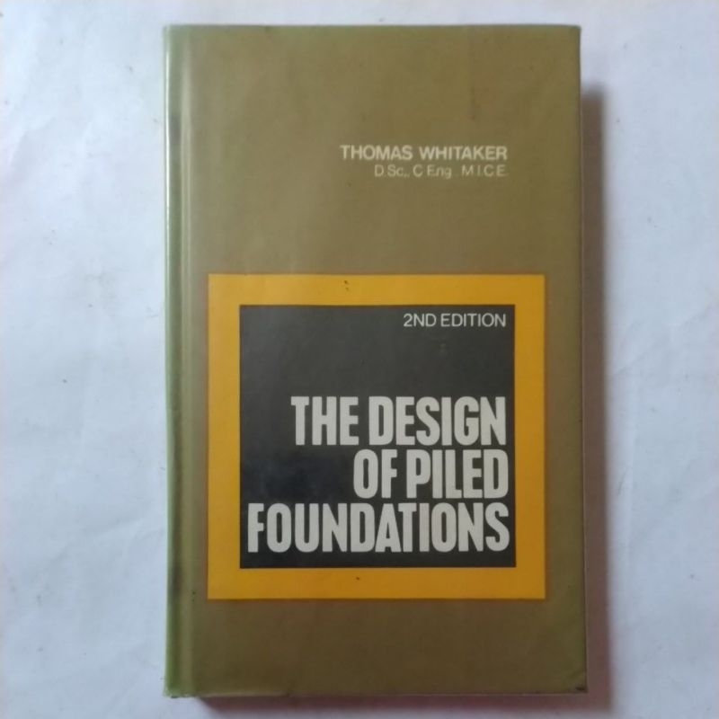 Original Architect's Book The Design Of Piled Pounds - Thomas Whitaker | Shopee Malaysia