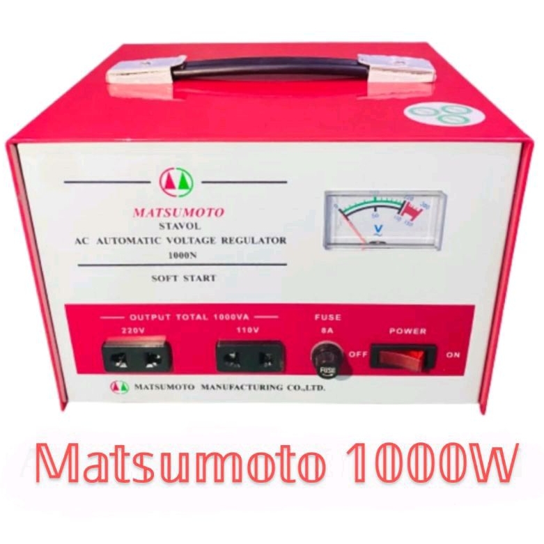 Matsumoto Stabilizer 1000W Copper Coil 1 Year Warranty | Shopee Malaysia