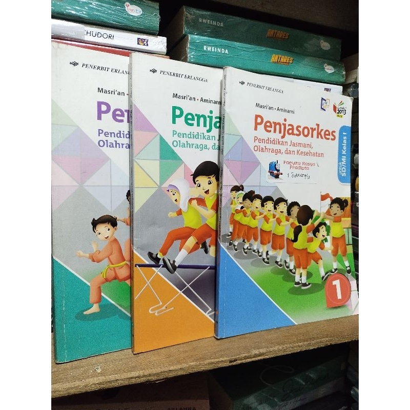 Erlangga Class I,II,III,IV,V, 1,2,3,4,5,6 SD/MI Certificate Book ...