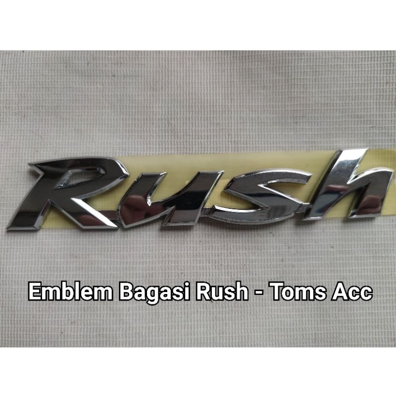 Original Toyota Rush Letter Luggage Emblem | Shopee Malaysia
