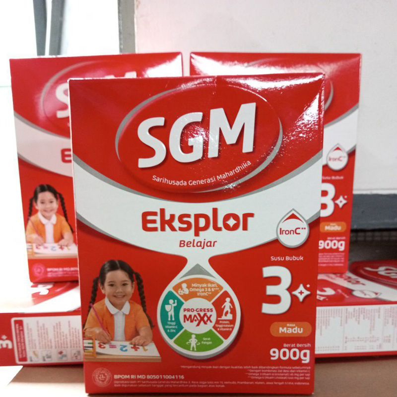 Sgm explore 3+ 3 plus honey flavor 600 gr 900 gr 900 grams 3-5 years ...