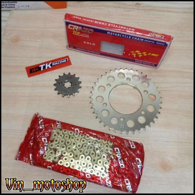 Gear gear set Vixion old new R15 V1 V2 Byson MX King Xabre MT15 TK ...