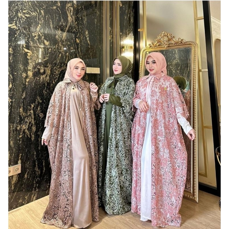 Gamis SET OUTER FULL BROKEN ORI 100% BY Shellasaukia | Shopee Malaysia