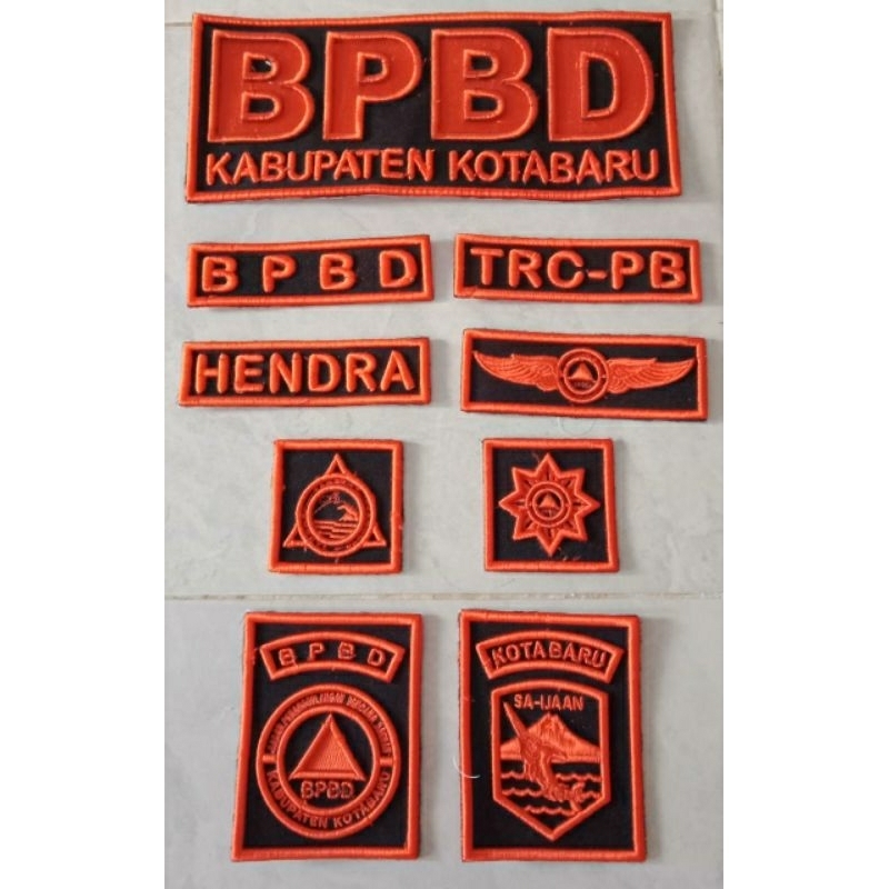 Embossed Embroidered BPBD SYMBOLS | Shopee Malaysia
