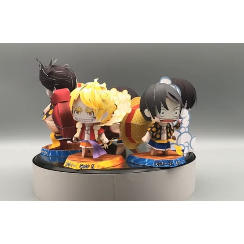 Monkey D Luffy One Piece DIY Anime Figure Papercraft Diorama Paper ...