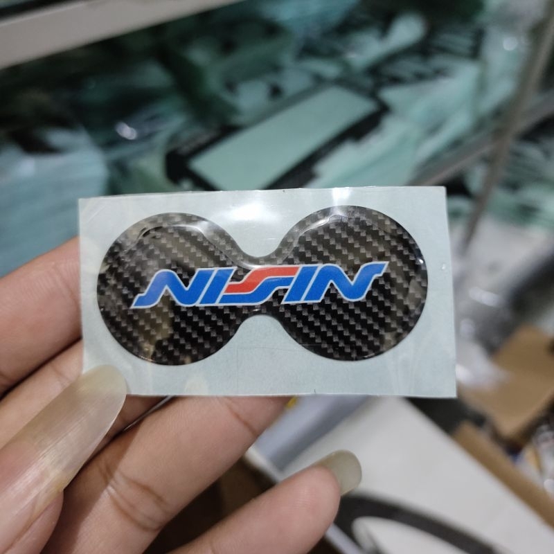 Nissin Caliper Disc Embossed emblem Sticker | Shopee Malaysia
