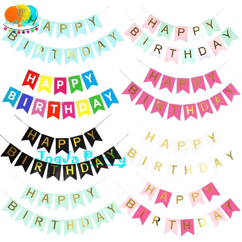 Happy birthday banner hbd banner birthday banner jogja birthday banner ...