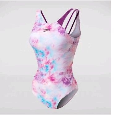 Swimsuit SWIMSUIT Women SPEEDO Pattern PINK PURPLE ORIGINAL WITH TAG ...