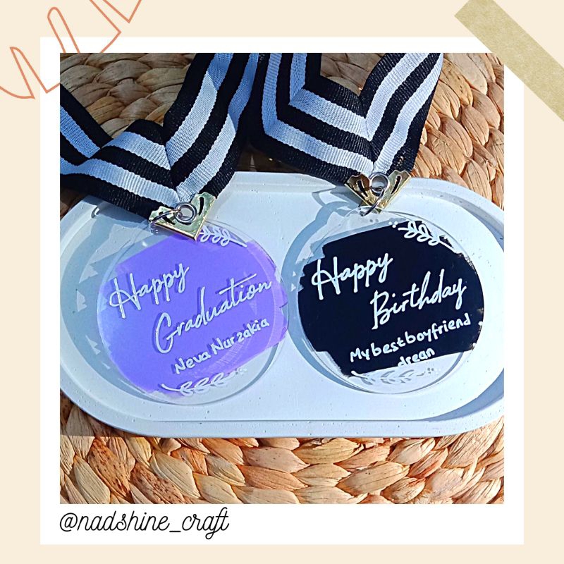 Custom Acrylic Medal/Graduation Medal/Medal Gift | Shopee Malaysia