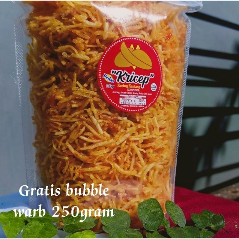 Original Dried Plucker Potato (kricep) 250gram | Shopee Malaysia