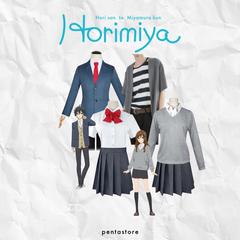 Shoujo Anime / Hori san to Miyamura kun Horimiya Costume Cosplay Anime ...