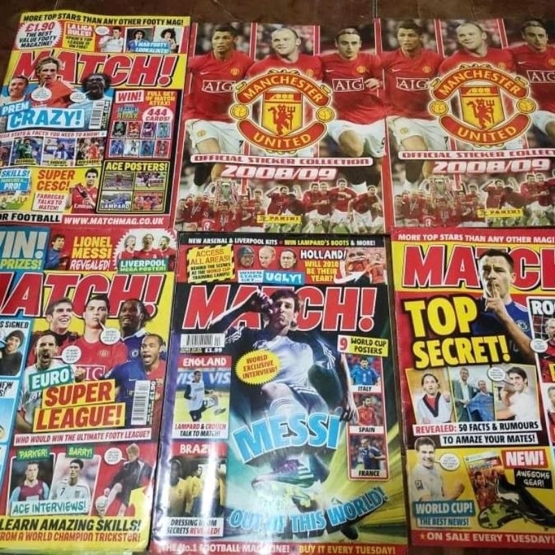 Match Football Magazine package, and Manchester United Official ...