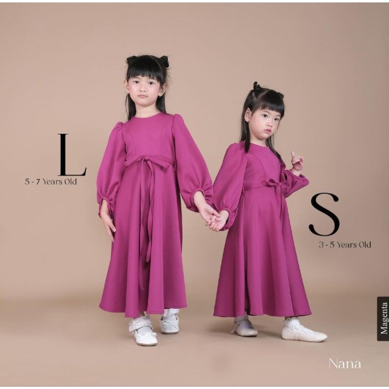 Mk Nana Dress gamis lebaran Children gamis couple Children Mother gamis ...