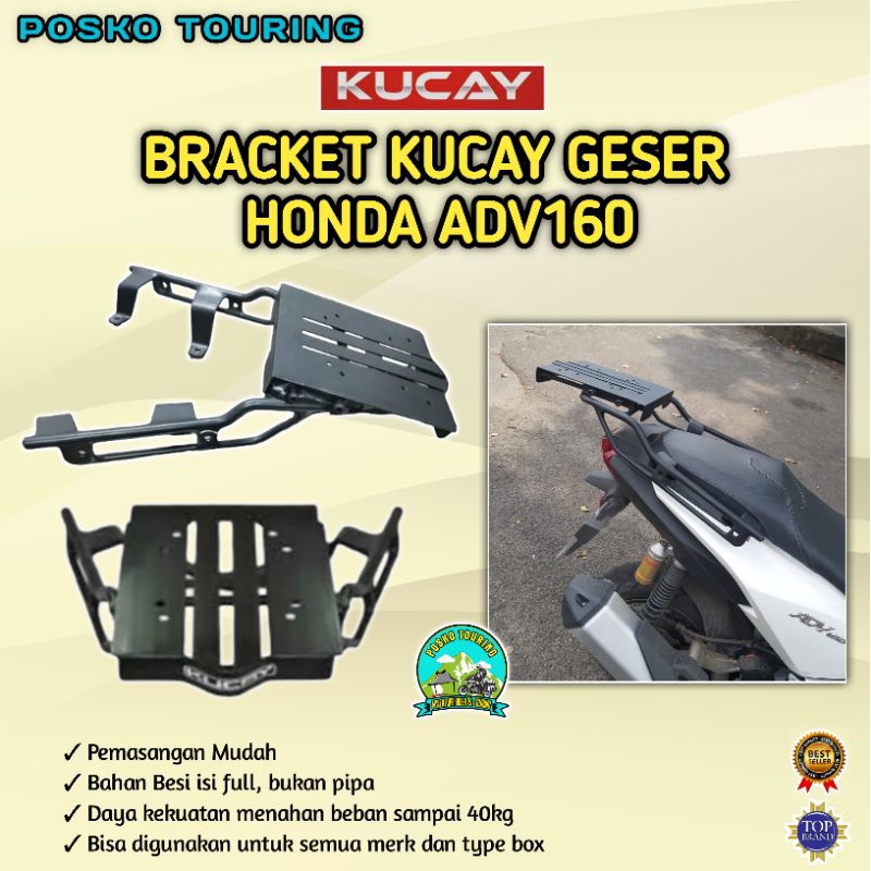 Honda ADV160 Sliding Kucay Bracket Box Bracket Givi Shad Kappa Pannier ...