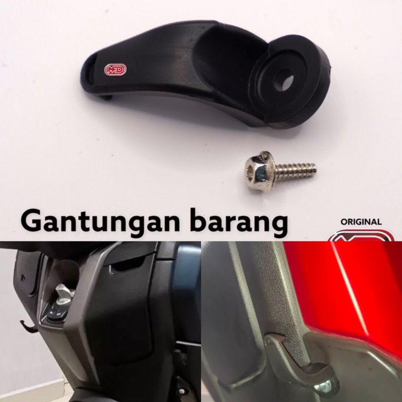 GANTUNGAN Hanger HOOK LUGGAGE HOOK LUGGAGE MODEL NMAX NEW ALL NEW N-MAX ...