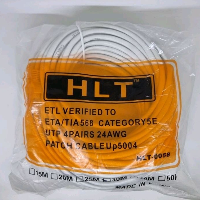 UTP LAN CABLE 30M RJ45 CAT 5E CABLE 30 METERS + CONNECTOR | Shopee Malaysia