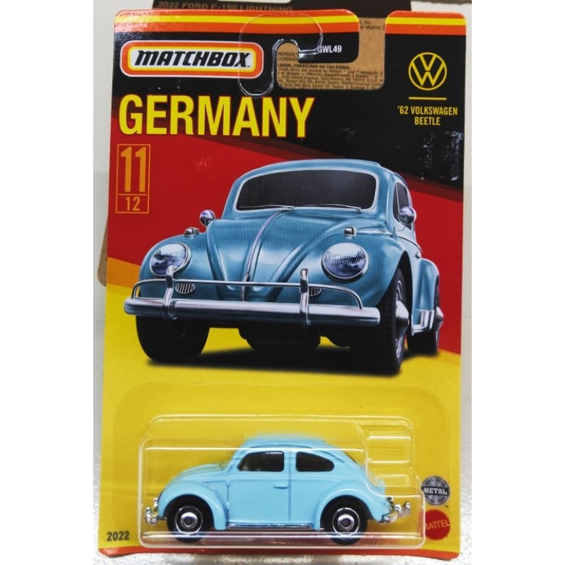Matchbox Germany 62 Volkswagen Beetle Light Blue | Shopee Malaysia
